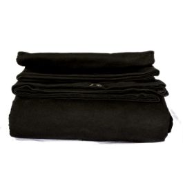Backdrop schwarz 4x3m (BxH) aus Bühnenmolton 300g/m² geöst und gesäumt ...